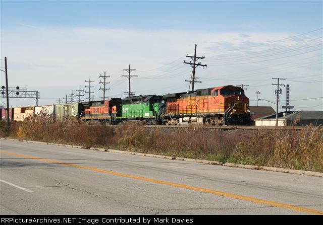 BNSF 5048 + 8023 + 8608
